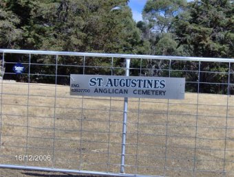 Australian Cemeteries - Tasmania - St. Augustine's Anglican Cemetery
