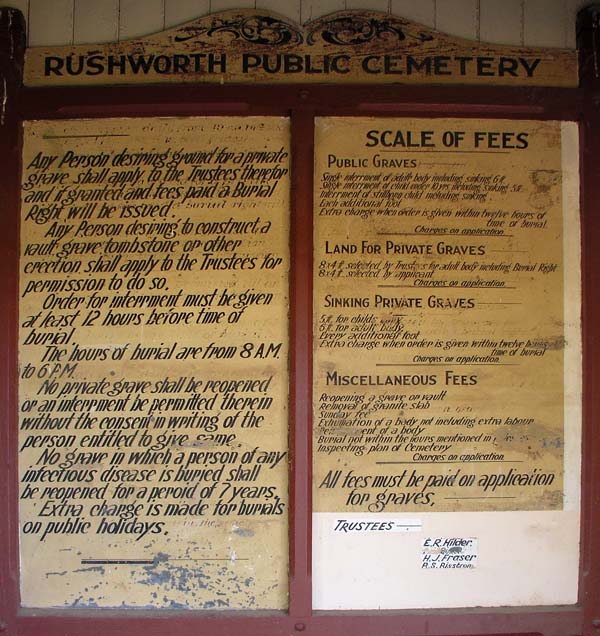 Australian Cemeteries - Victoria - Rushworth Cemetery Trust